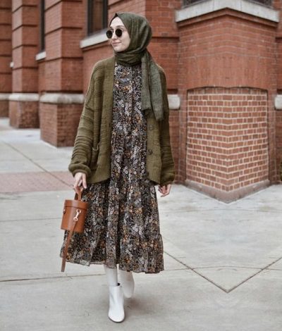 How To Style Hijab Looks With Your Favorite Ankle Boots - Hijab-style.com