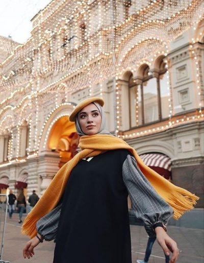 Winter Hijab Look Ideas With Stylish Hat - Hijab-style.com